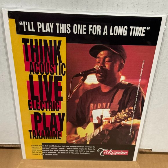 Takamine | Art | Darius Rucker Takamine Guitars 996 Print Advertisement ...